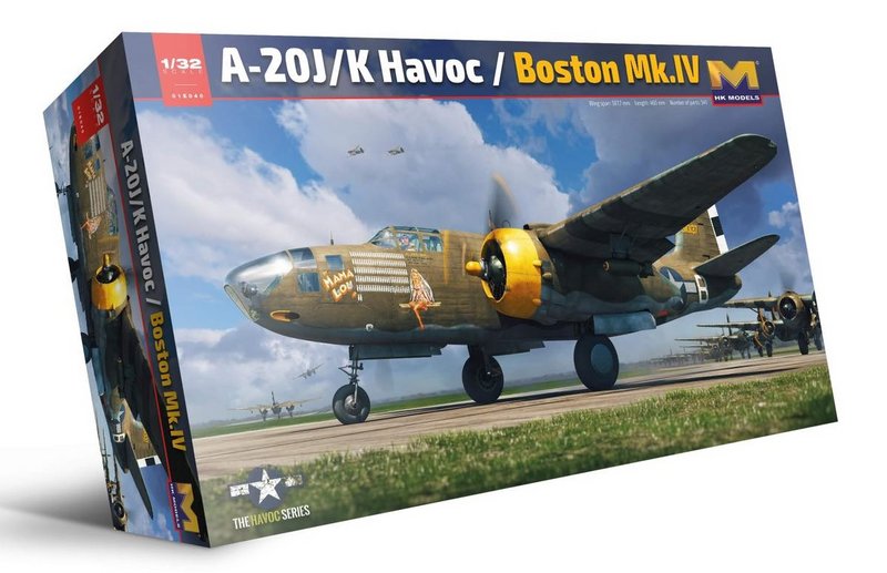 1/32 - Douglas A-20 Havoc/Boston family by Hong Kong (HK) Models - A ...