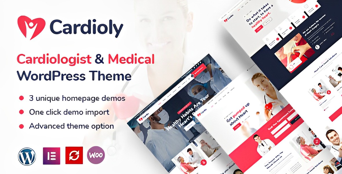 Cardioly – Cardiologist And Medical WordPress Theme – Bliter GPL