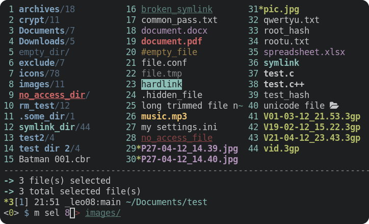 GitHub - leo-arch/clifm: The shell-like, command line terminal file manager: simple, fast ...
