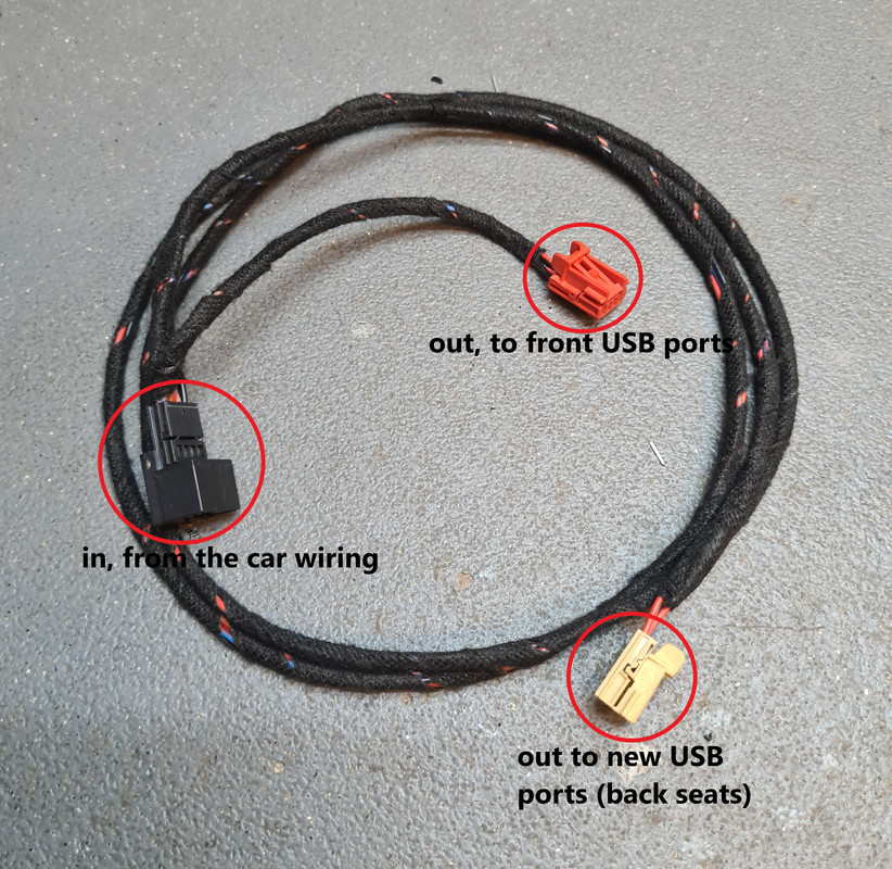Add rear USB-C connectors - Skoda Octavia Mk4 (2020 > ) - BRISKODA