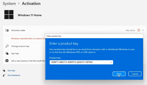 Recognizing The Actions: Activating Your Windows 11 Key