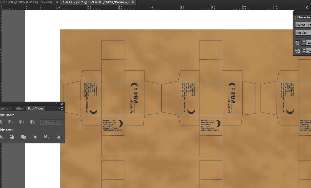 Printable U.S Army Vietnam era C-Ration boxes. - The Unofficial Airfix ...