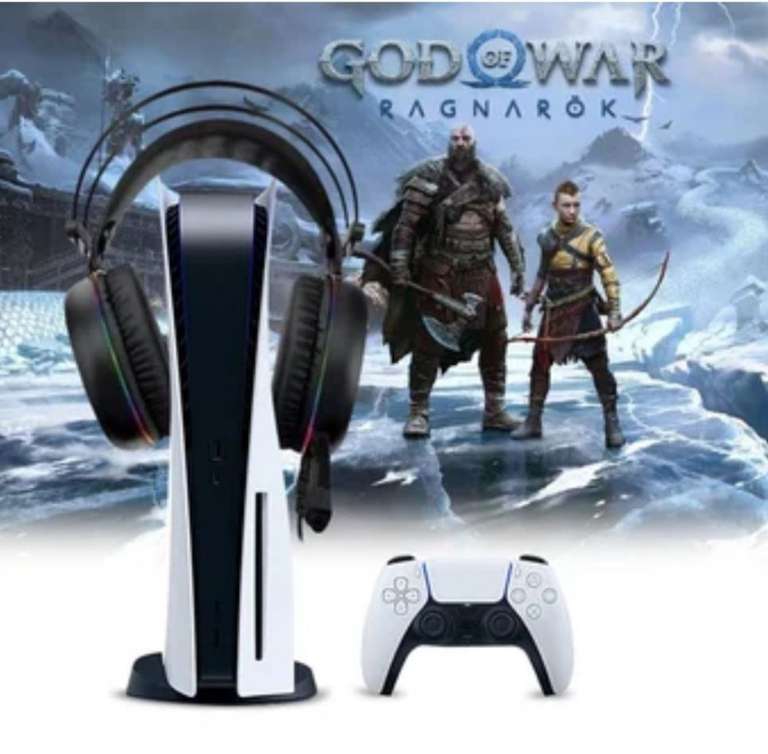 Linio: Combo ps5 standard GOW Ragnarok 825g + audífonos gamer | Pagando ...