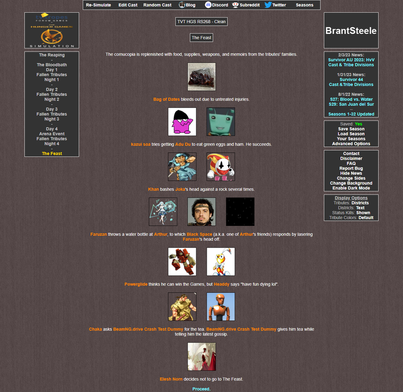 3 29 2023 17 55 58 Brant Steele Hunger Games Simulator — Postimages