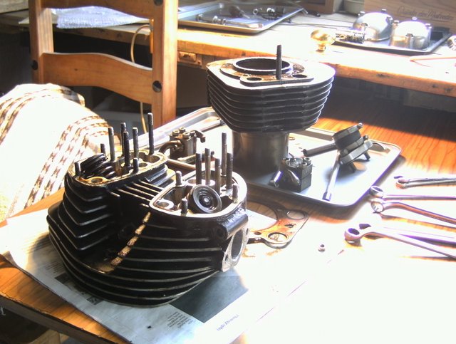 2002 Bullet 500 engine rebuild