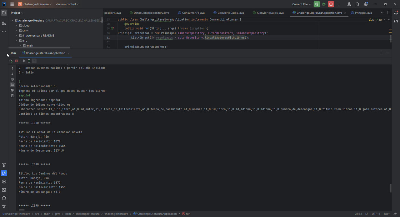 Challenger - Literalura | challenge-literalura-java