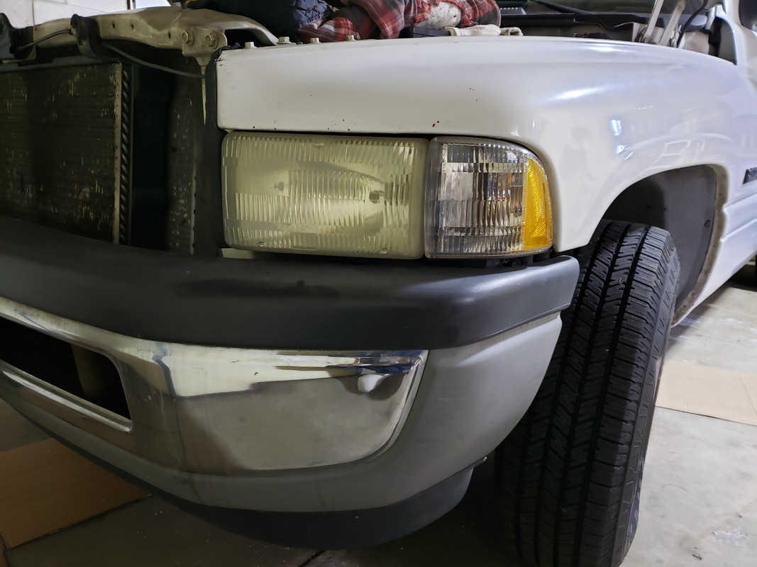 Headlights lenses are sun damaged.....what are my options? With pic ...