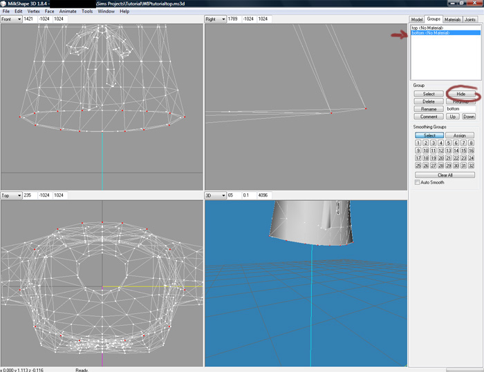 Tutorial: Seperating a Full Body Mesh: fantasyrogue — LiveJournal
