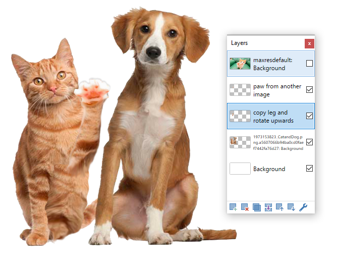 How To Make Animals High-Fiving Each Other - Paint.NET Discussion and ...