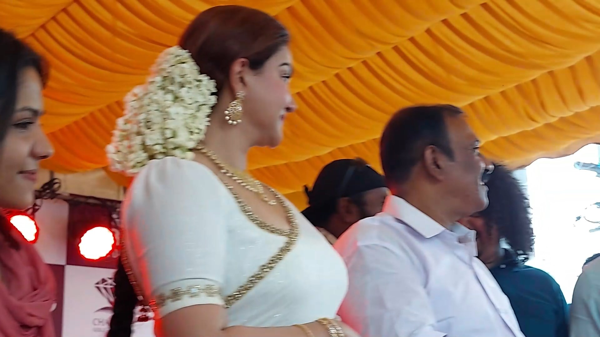 Honey Rose Huge ASS, Navel and boobs in white Saree mp4 snapshot 00 29 272 — Postimages