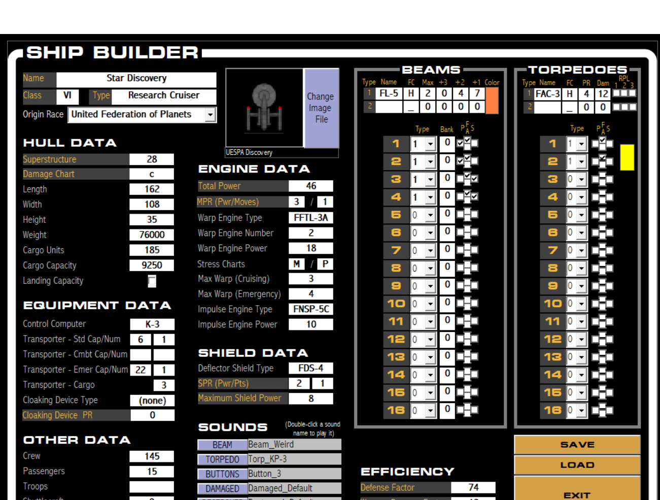 Cleeve's Pre TOS Discovery, Vintage Starships Version — Postimages