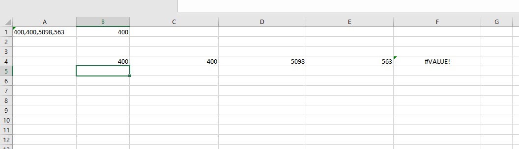 Multiple values separated by commas. : r/excel