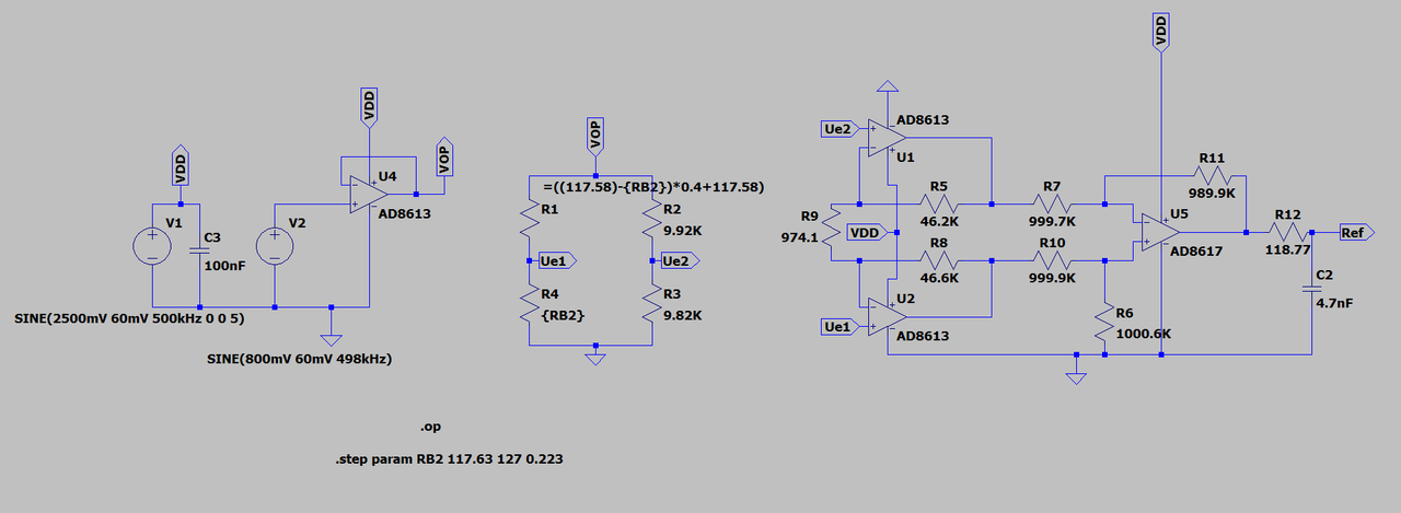 What causes this saturation effect in an instrumentation amplifier? : r ...