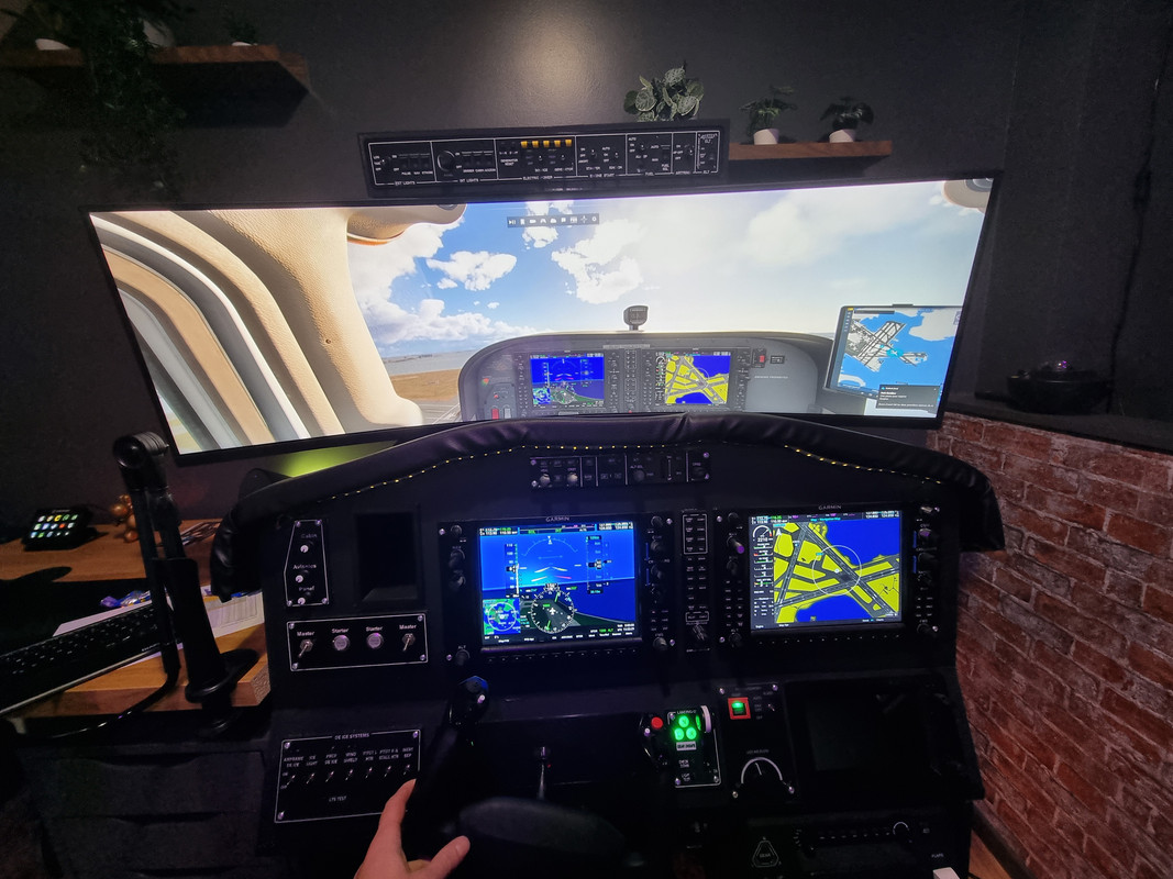 Homecockpit view - Microsoft Flight Simulator (2020/2024) - The AVSIM ...