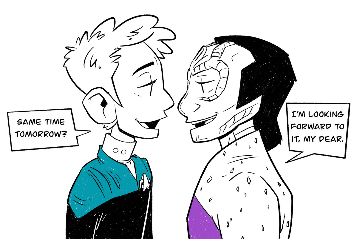 Lunch D(eb)ates - deep_space_ace - Star Trek: Deep Space Nine [Archive ...