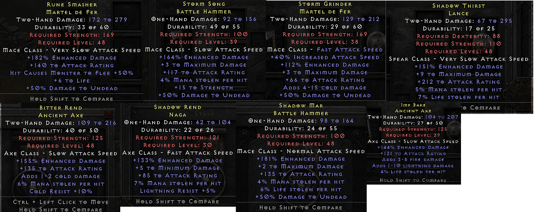 Some Barb Weapons Ft - Topic - d2jsp