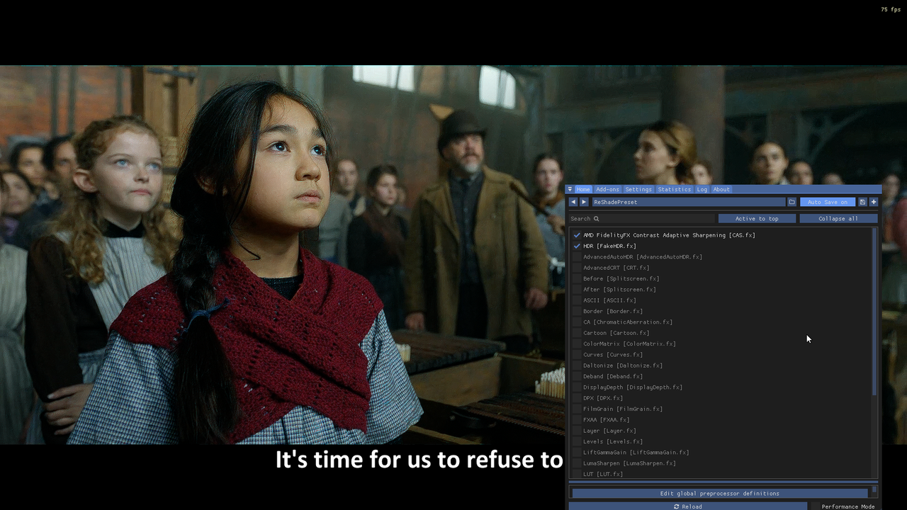 reshade on mpc hc : r/ReShade