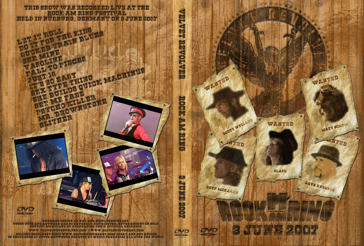 Velvet Revolver 2007 06 03 Nurburg Germany 1 DVD — Postimages