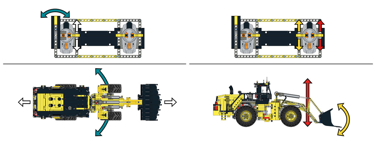 LEGO MOC CAT 992K - RC Wheel Loader by ufotografol | Rebrickable ...