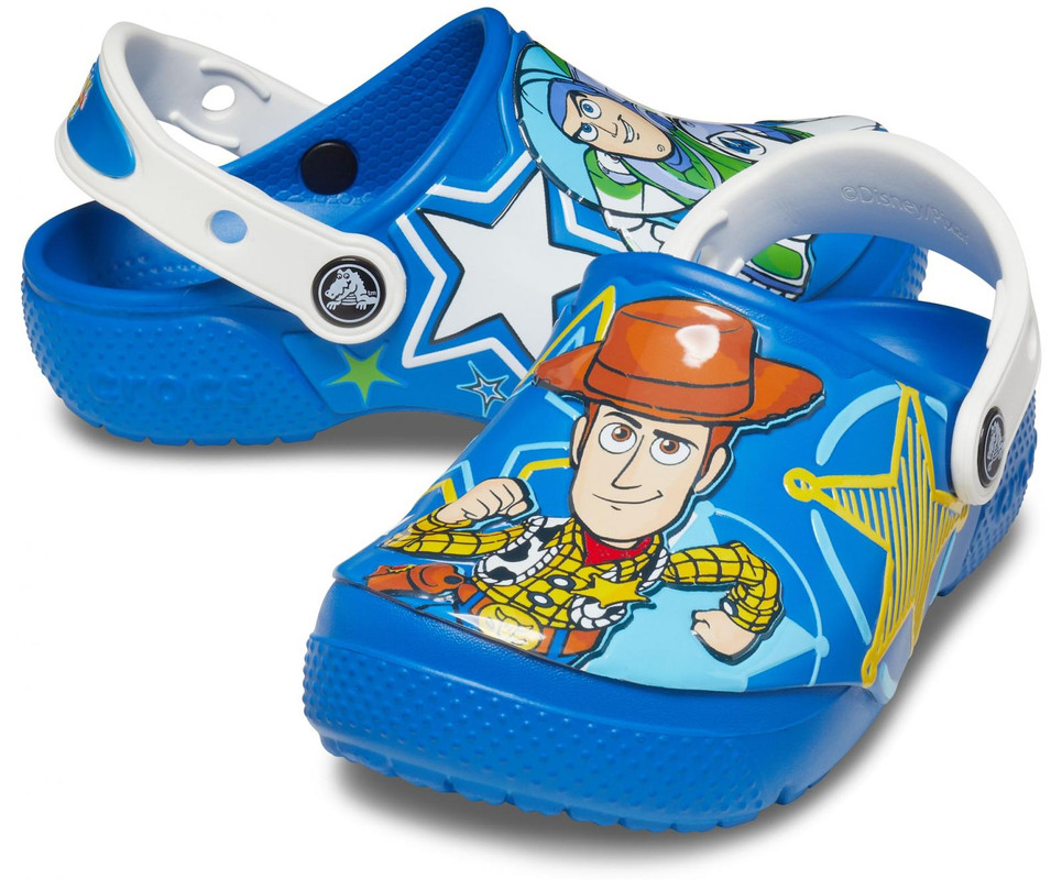 kids crocs fun lab disney pixar toy story clog bright cobalt big kids ...