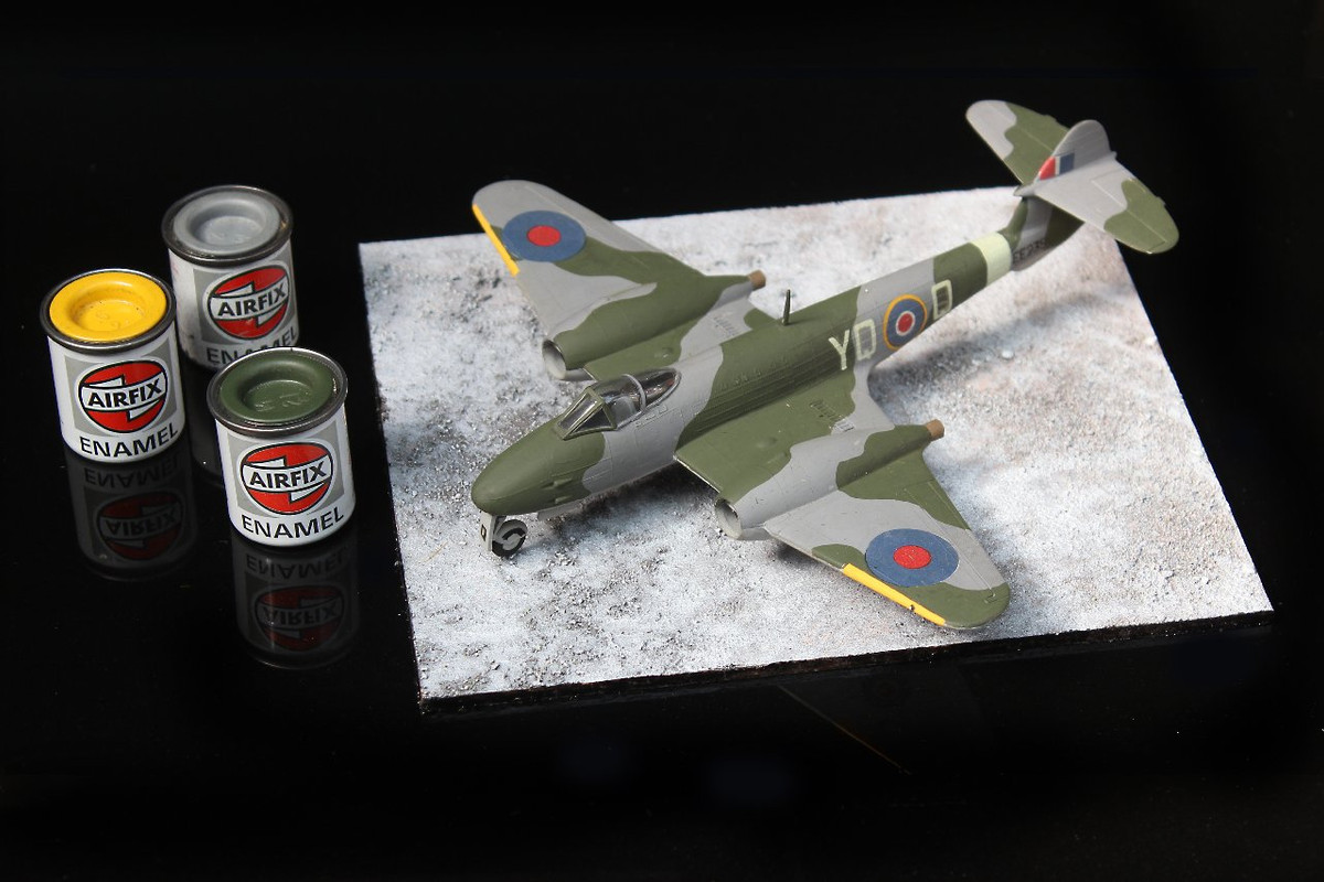 Airfix Meteor lll.*******Finished************* - A Kit You Built As A ...