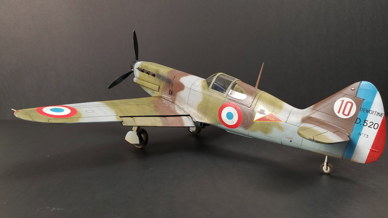 1/32 Azur Dewoitine D520C.1 - Ready for Inspection - Large Scale Planes