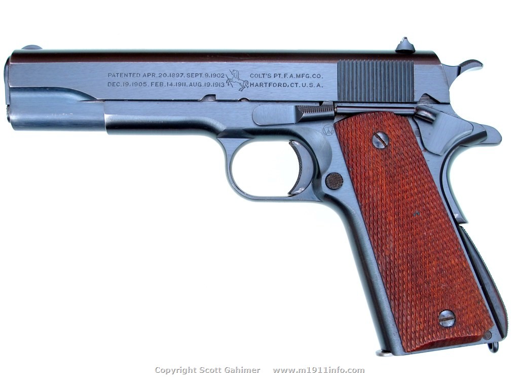 1924 M1911A1 "Transition" with inscription. | 1911 Firearm Addicts