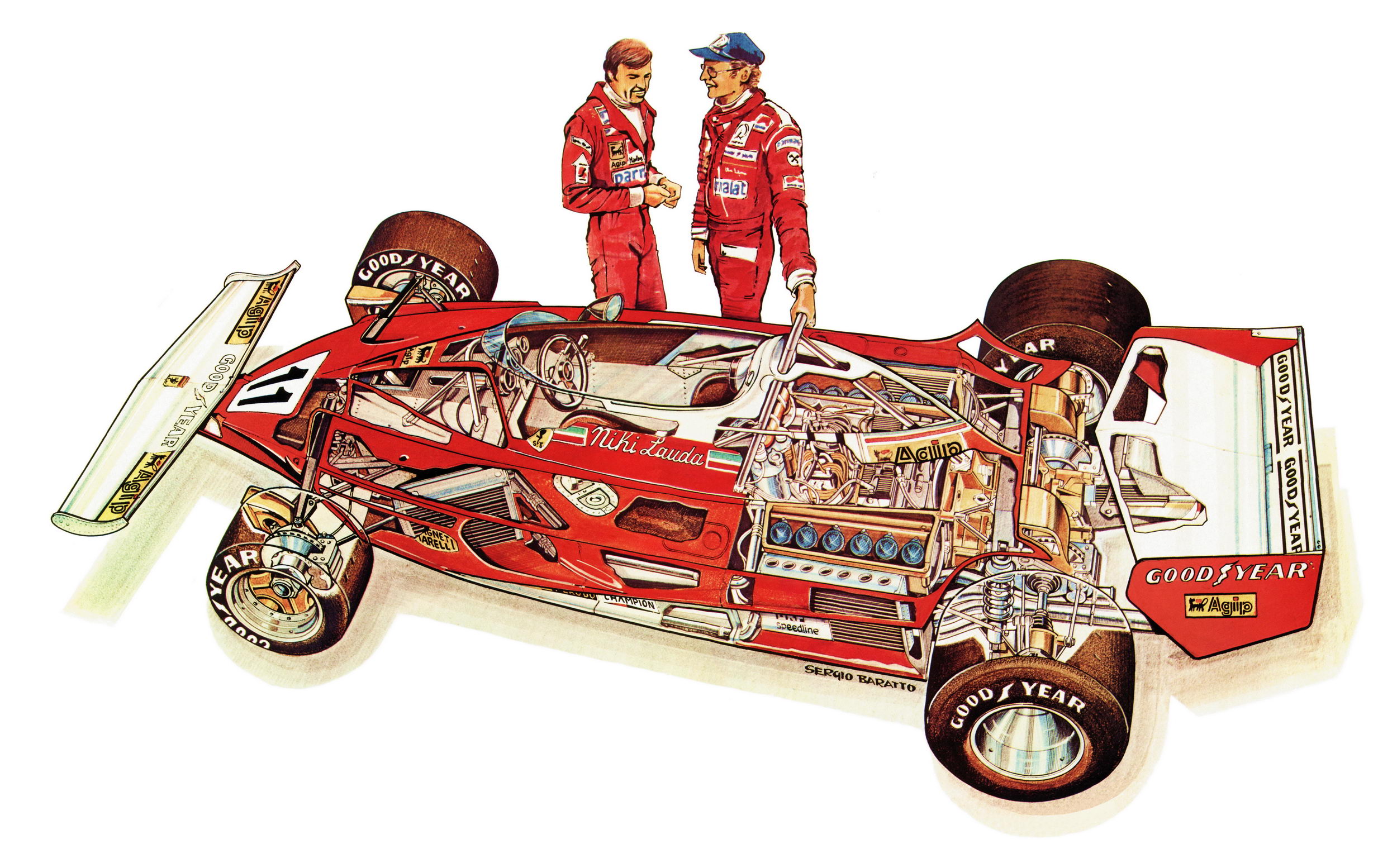 Ferrari 312 T2 1976 by Sergio Baratto — Postimages