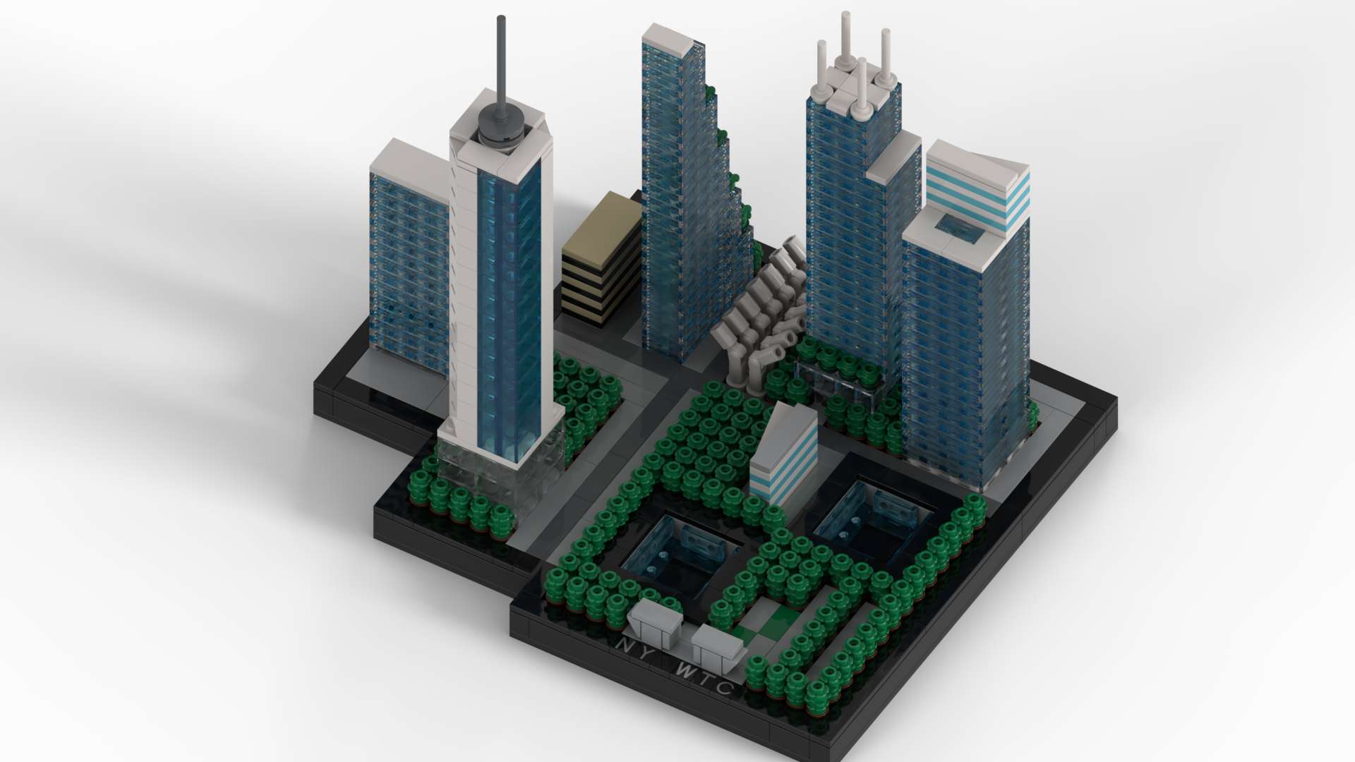 LEGO MOC New York Wtc after 09/11/01 by M4rchino84 | Rebrickable ...