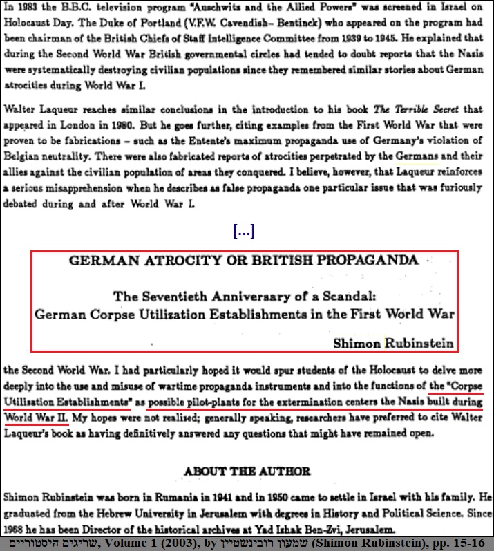 WW1 Historical Lattices 2003 Corpse Factory Story possible pilot plants ...