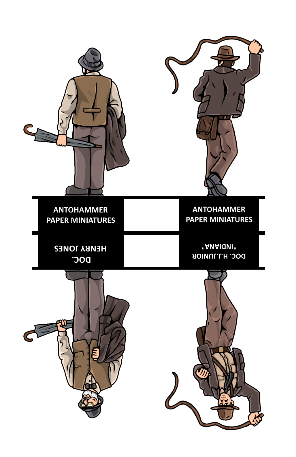PAPER MINIATURES INDIANA JONES FAN ART 2 — Postimages