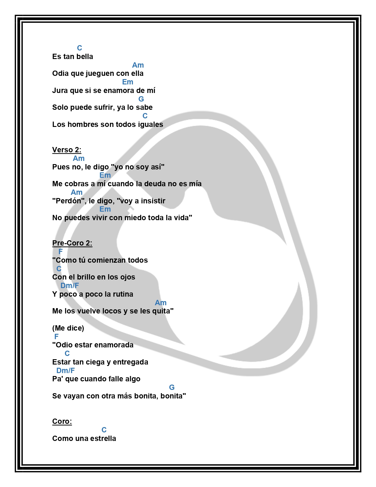 Los Hombres Son Todos Iguales Lasso Letra y Acordes by MUSICTUTORIALS page 0002 — Postimages