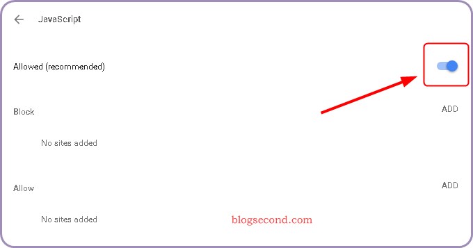 2 Cara Menonaktifkan Javascript di Chrome - Blog Second