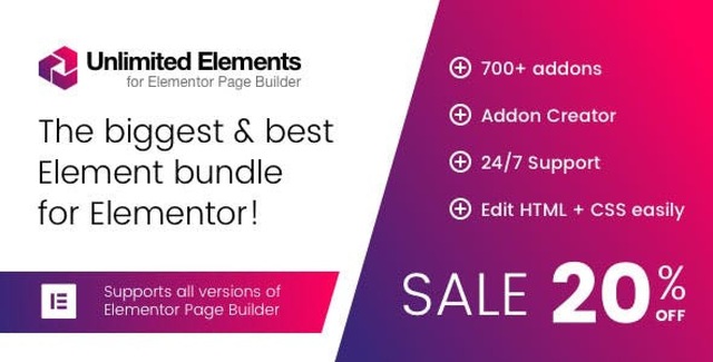Unlimited Elements For Elementor Page Builder Wordpress – Bliter GPL