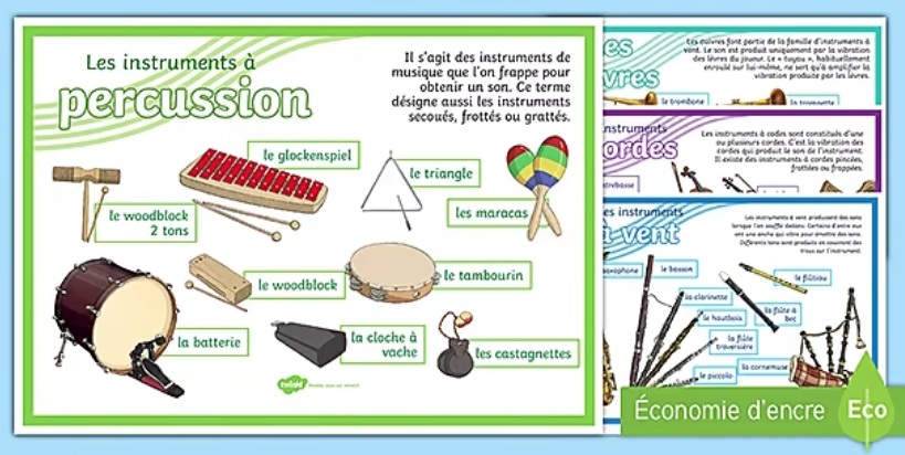 Les instruments de musique - Twinkl Les instruments de musique - Twinkl