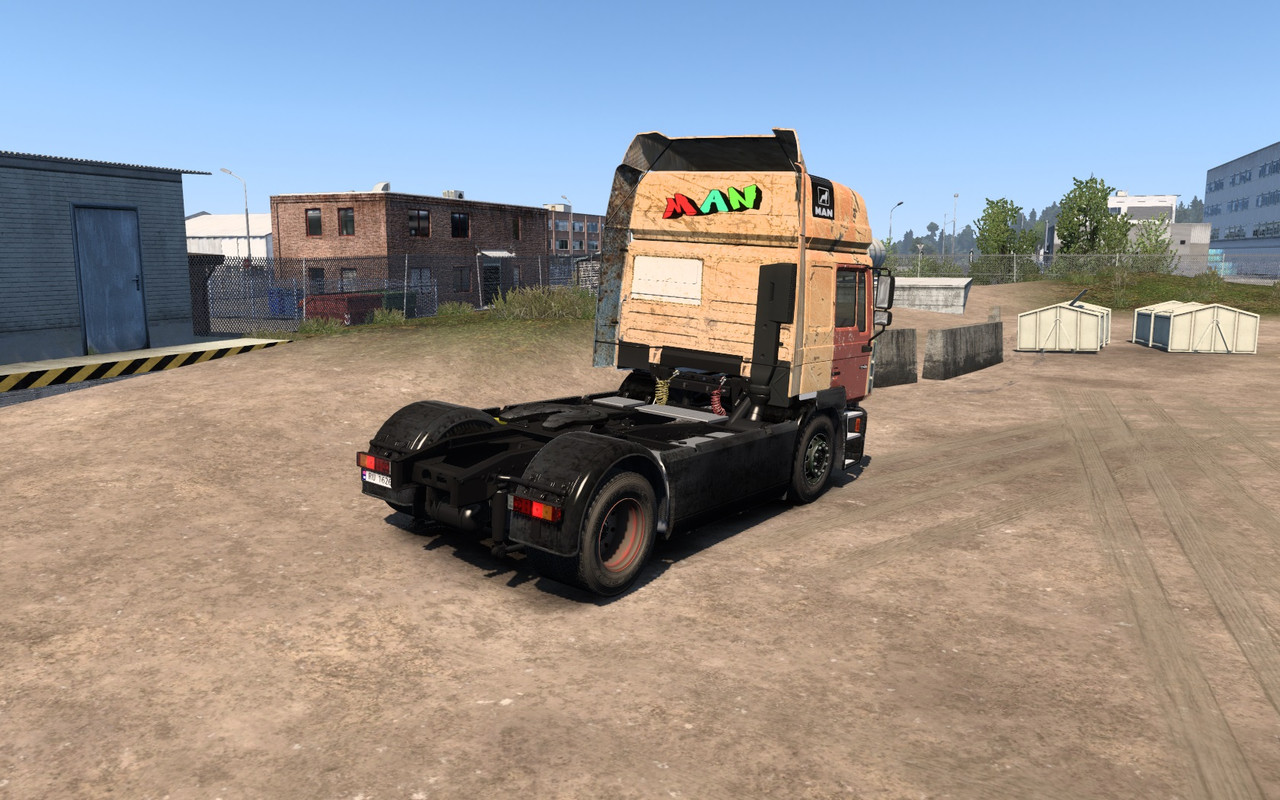 Scrap metal skin for MAN F2000 By XBS - SCS Software
