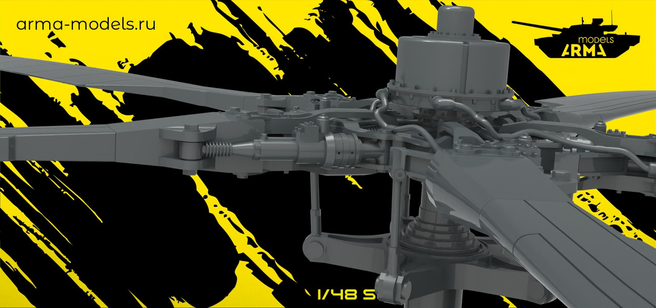 1/48 - Mil Mi-28N "Havoc-B" 3D printed kit by Arma-Models - released ...