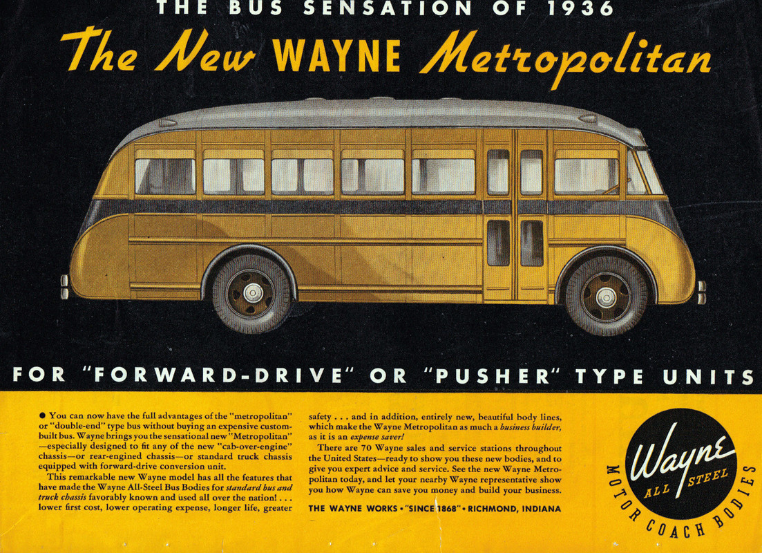 Wayne '36 Metropolitan New The Bus Sensation — Postimages