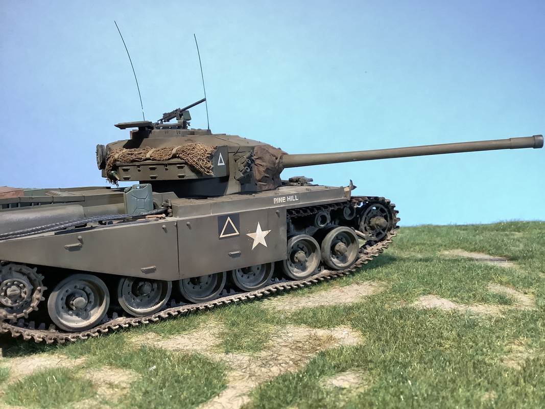 Centurion MkIII Korean War 1953 1/35 Tamiya . No tool like an old tool ...