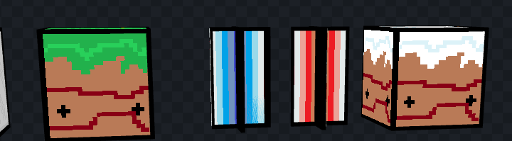 pixeled blocks (with outline) - Download Free 3D model by Lyrad ...