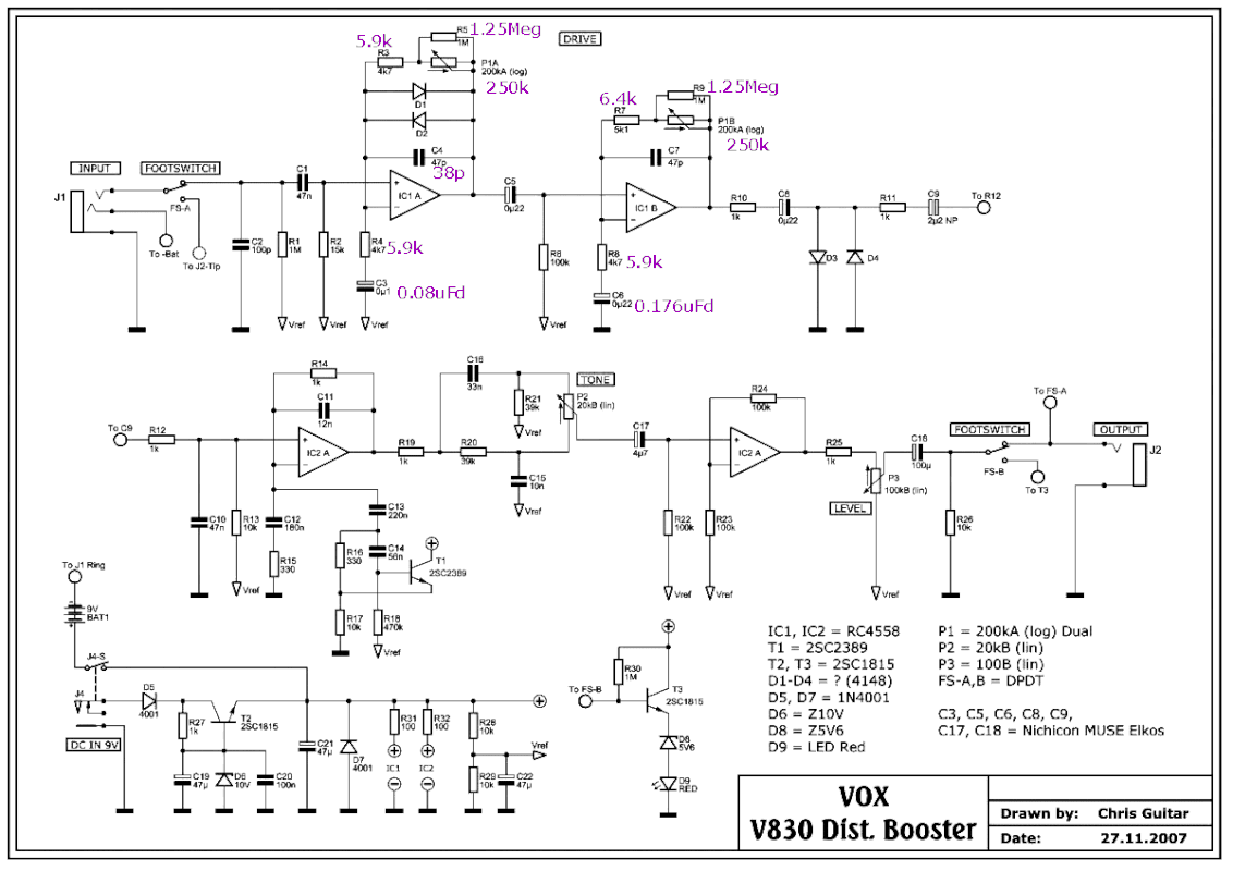 VOX V830 250k — Postimages