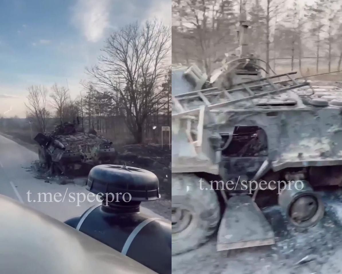 03 30 2022 BTR 80 destroyed — Postimages