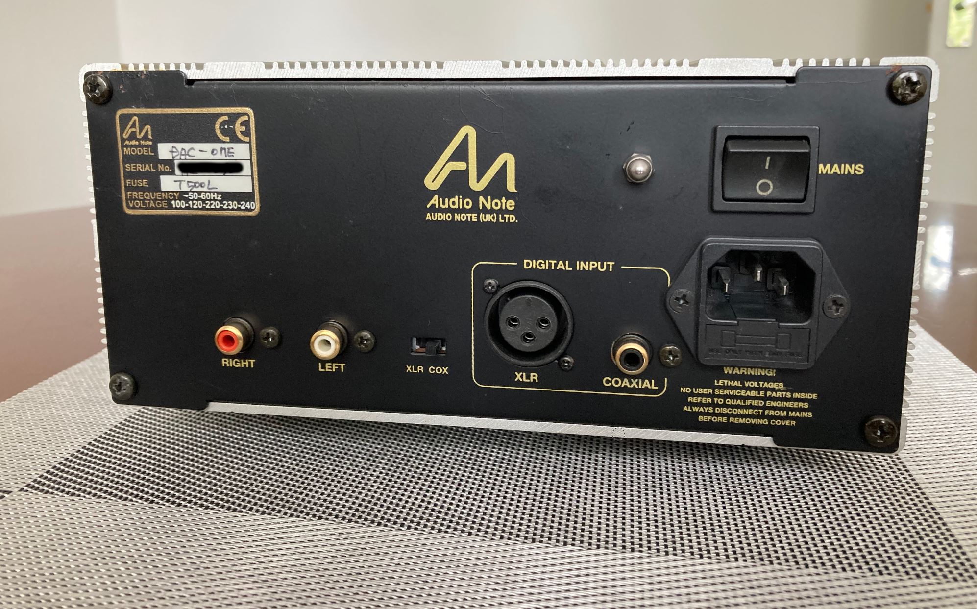 AN DAC One rear — Postimages