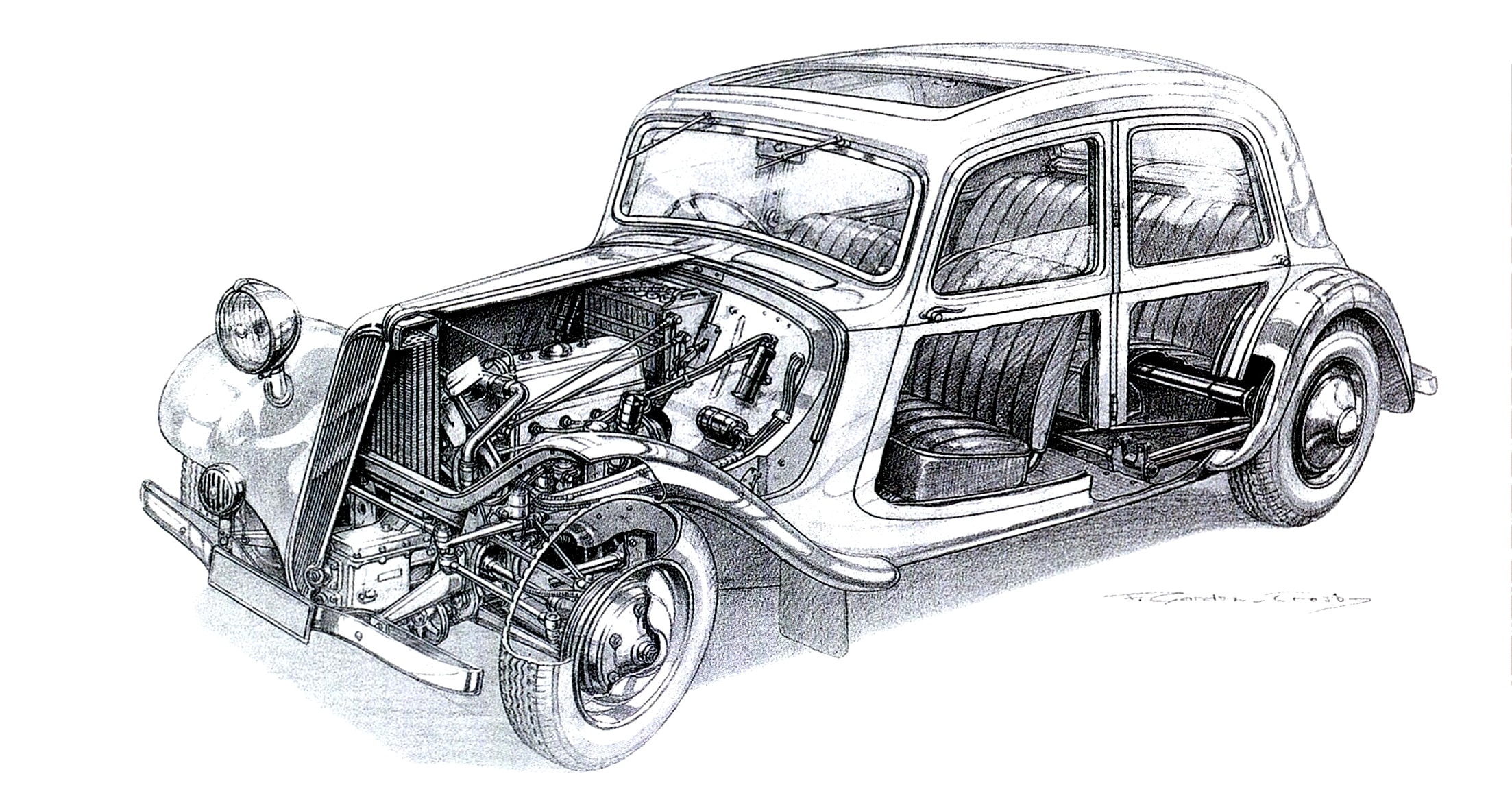 1934 Citroen FWD Artist, F Gordon Crosby — Postimages