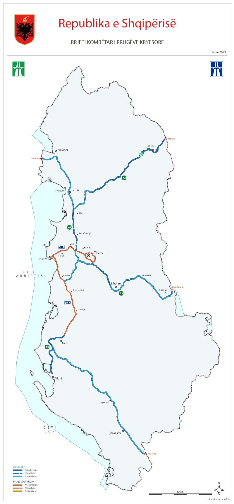 [AL] Sistemi rrugor në Shqipëri | SkyscraperCity Forum