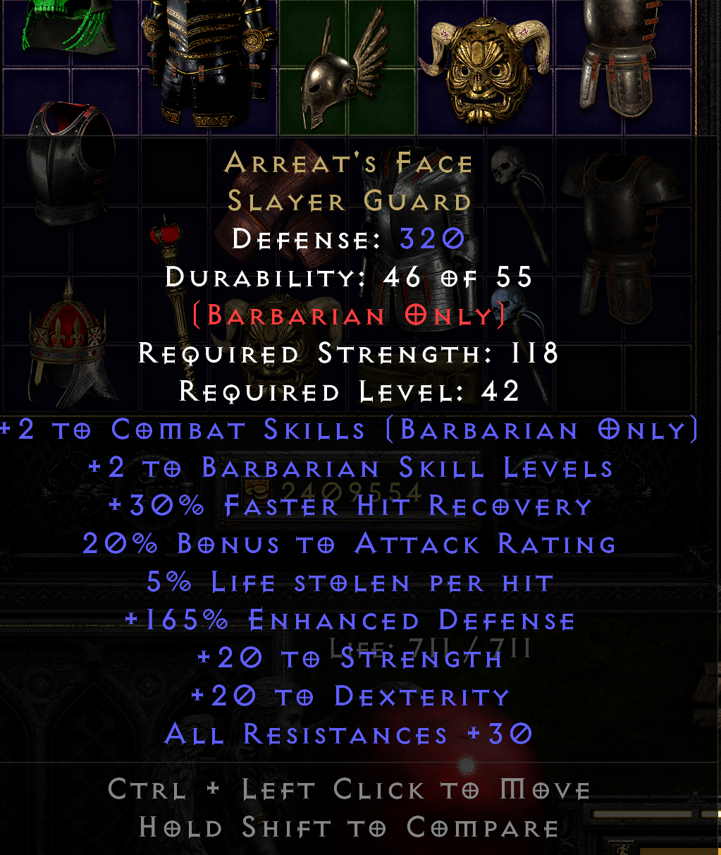 Arreat face barbarian helmet — Postimages