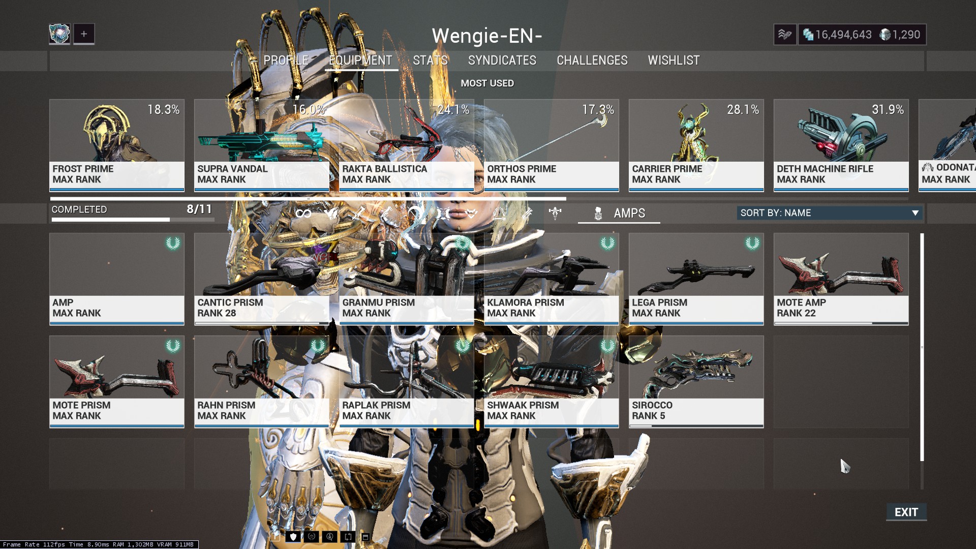 Mastery for amps bugged with missing MR and bugged entries - General - Warframe Forums