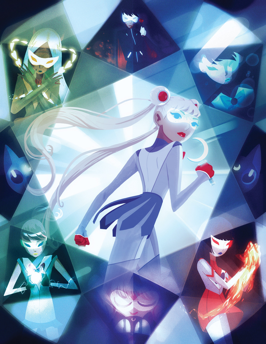 Cyberpunk-esque Sailor Senshi | by W. Scott & Benjamin Anders ...