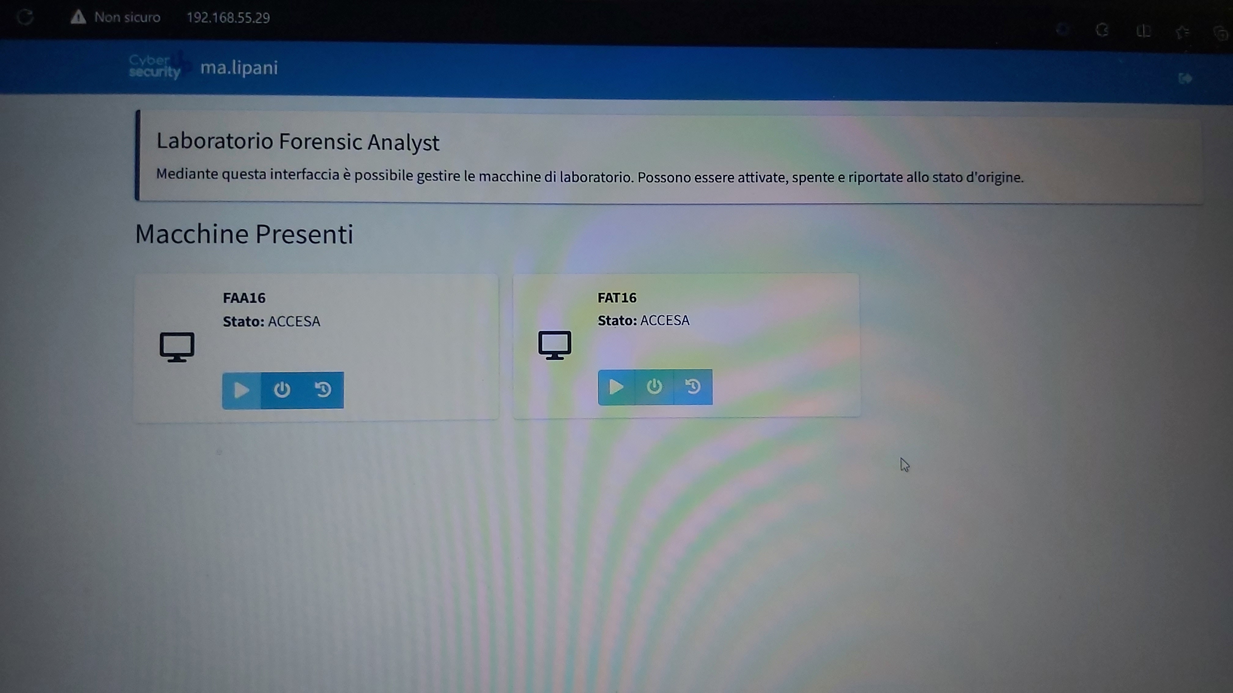videata runner pannello di controllo macchine virtuali — Postimages