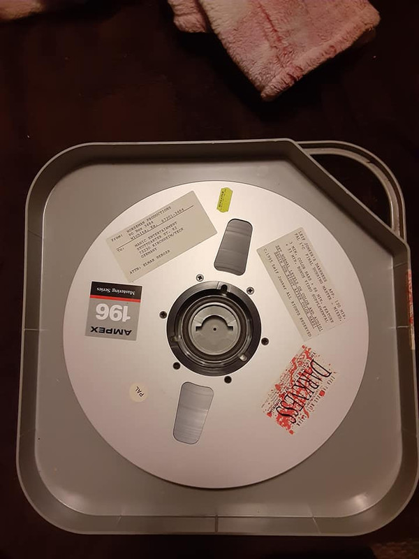 Darkness 1 inch video tape